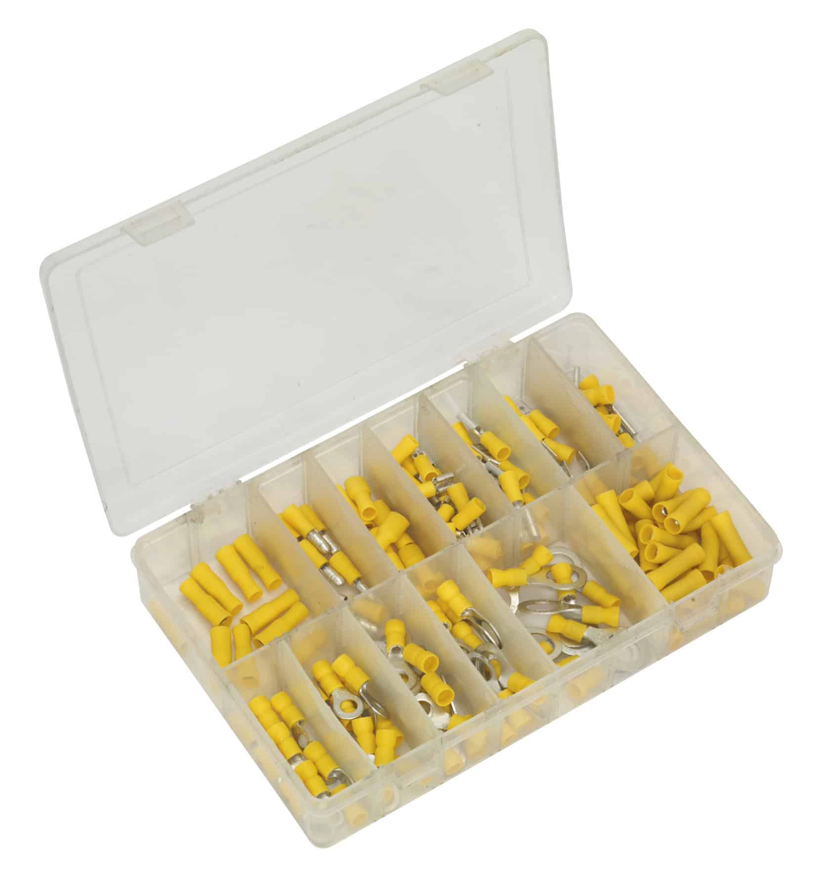 Crimp Terminal Assortment 140pc Yellow - Triace